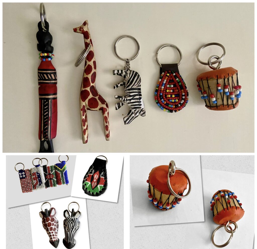 African Key Chains - Uzi Tamu